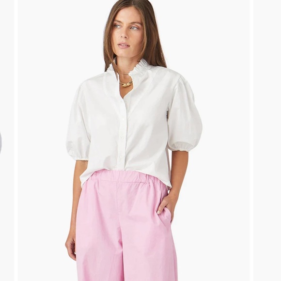 XiRENA | Tops | Xirena Tasha Shirt In White | Poshmark